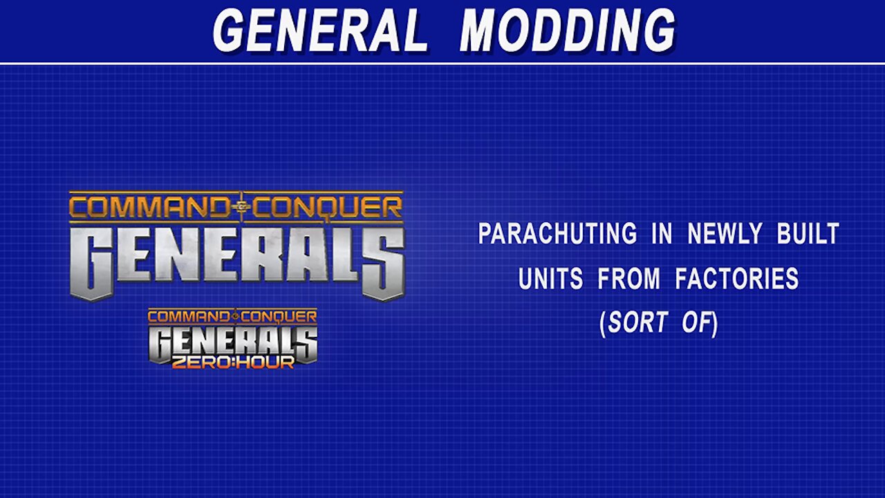Command & Conquer Generals - Alternative Production Spawning