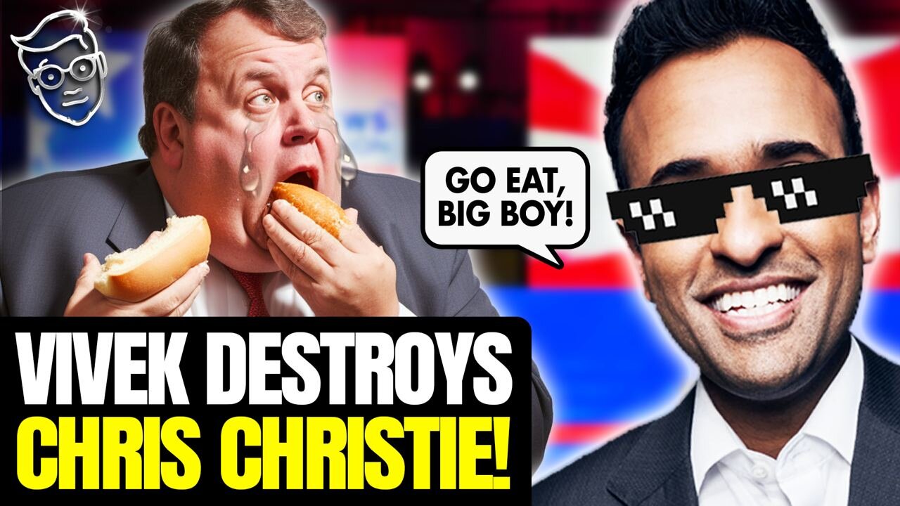 Vivek Tells Chris Christie To Go 'Eat a Nice MEAL' To His FACE On LIVE ...