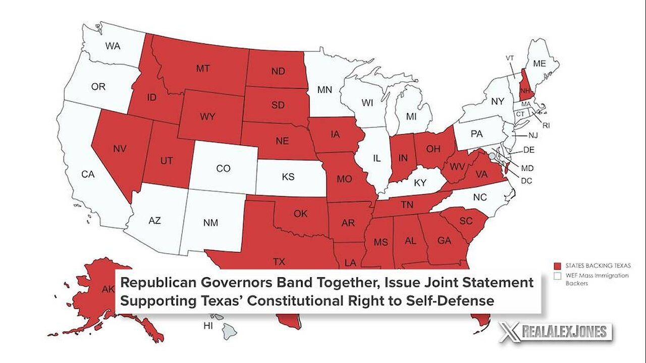 HISTORIC! All Republican Governors Back Texas As They Stand Up