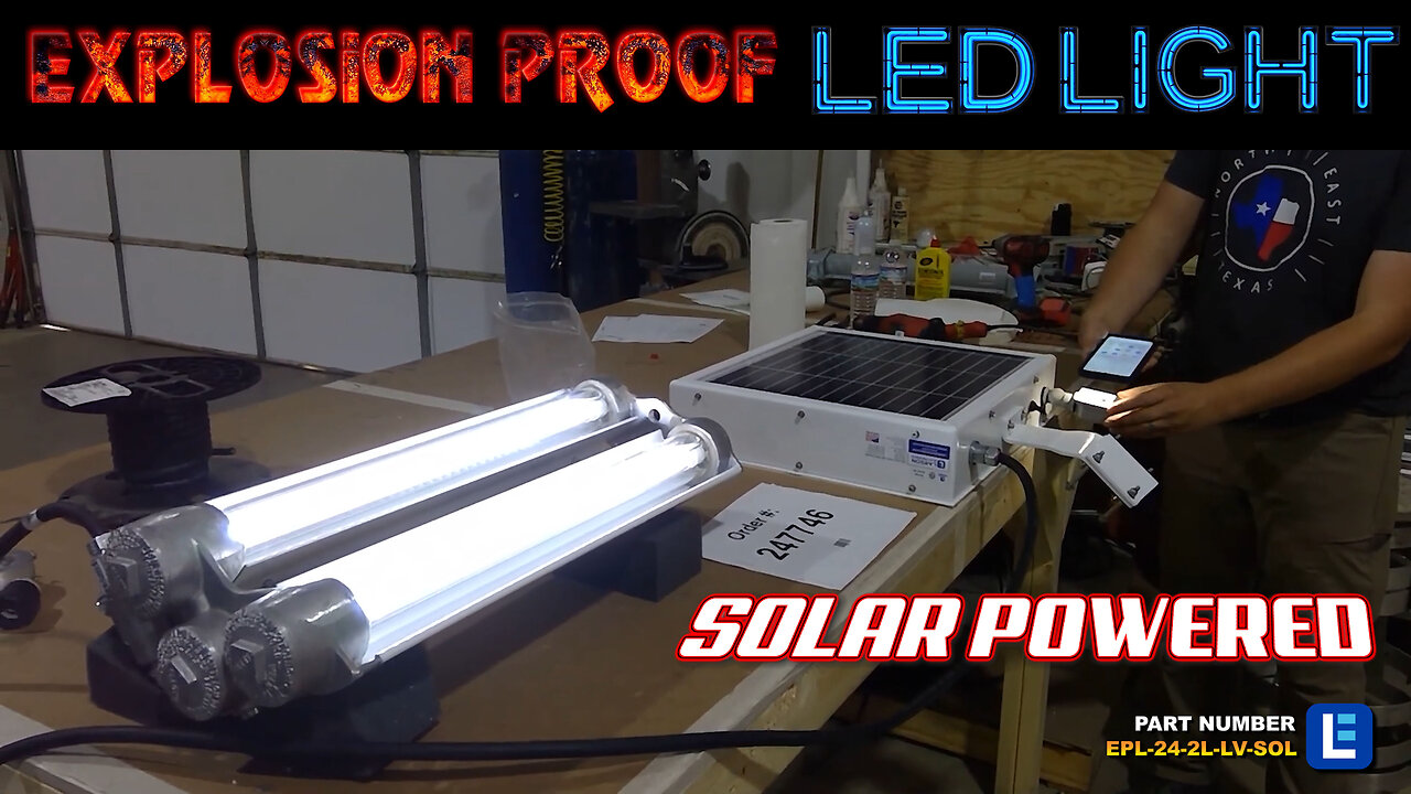 Solar Powered Explosion Proof LED Lighting