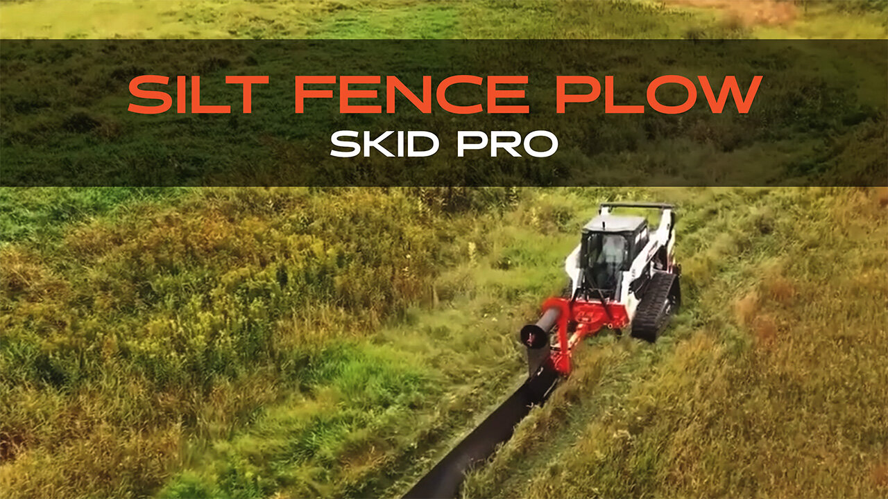 Trench Warfare Made Easy: Install Silt Fence FAST with a Skid Pro Silt ...
