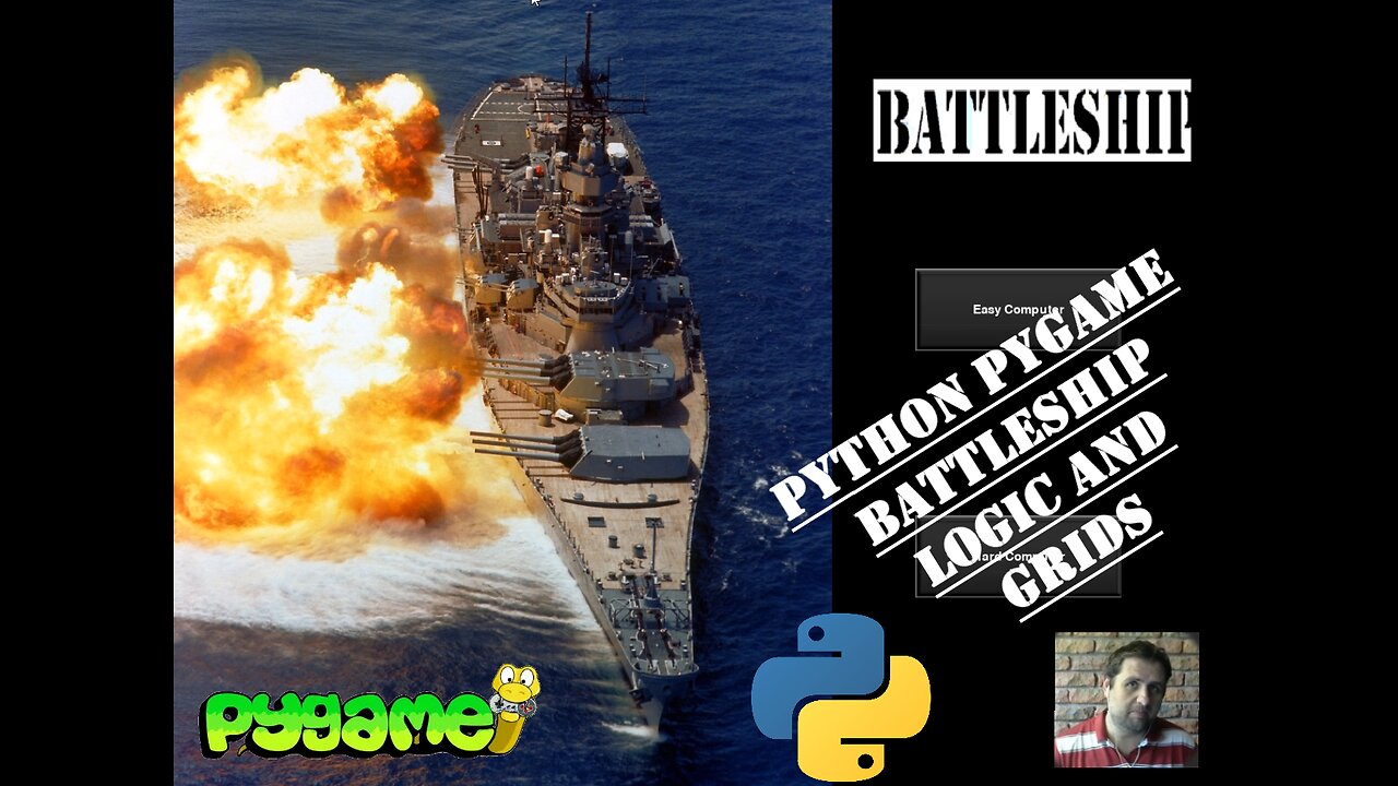 Battleship Game Logic And Grids Python Pygame Module Programming Beginners