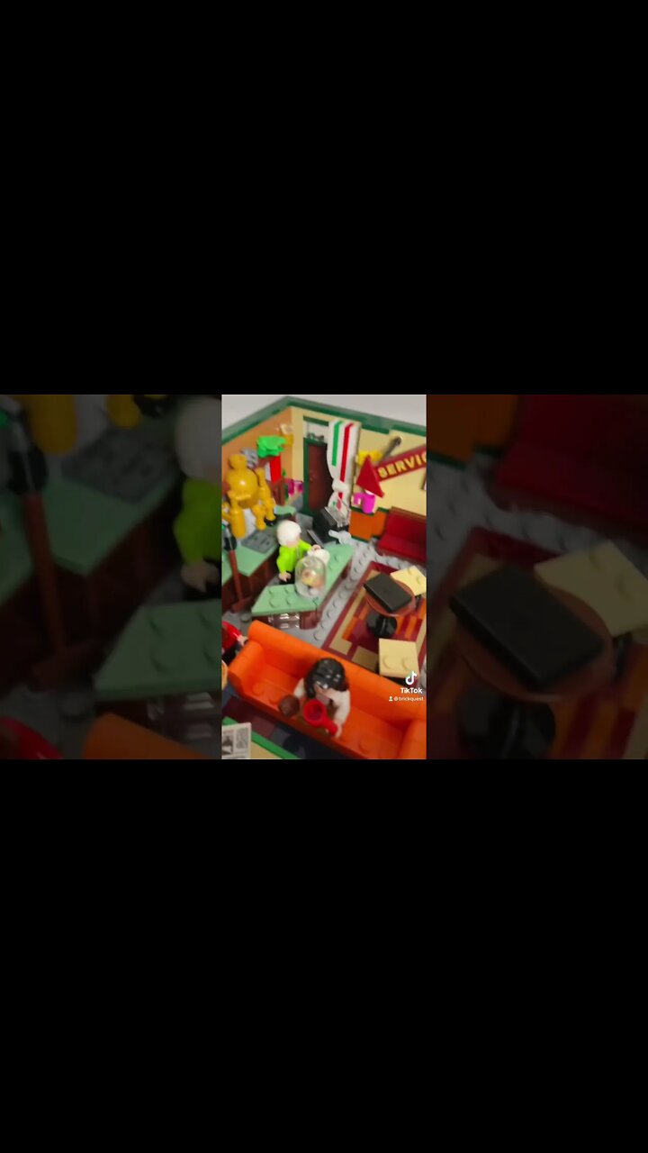 EPIC Lego Friends Central Perk Details! #lego #friendstvshow #shorts