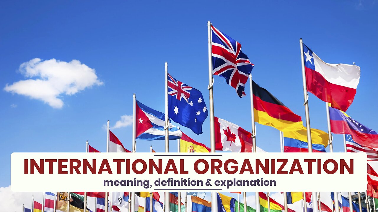 What is INTERNATIONAL ORGANIZATION?
