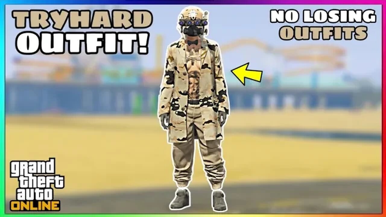 Easy Tan Joggers No Bra Glitch Female Tryhard Modded Outfit (No ...