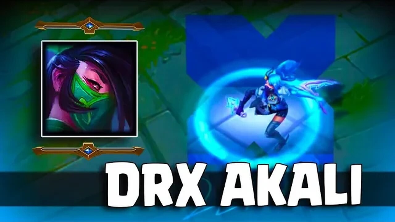Akali | Skin : DRX 🎁 New Skin League of Legends 2023 🎁 PBE Preview ...