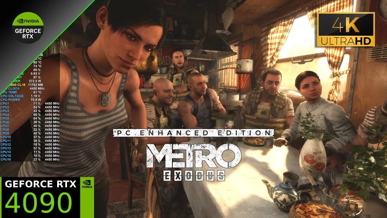 Metro Exodus PC Enhanced Edition | 4K Ray Tracing ON | RTX 4090 | Ryzen ...