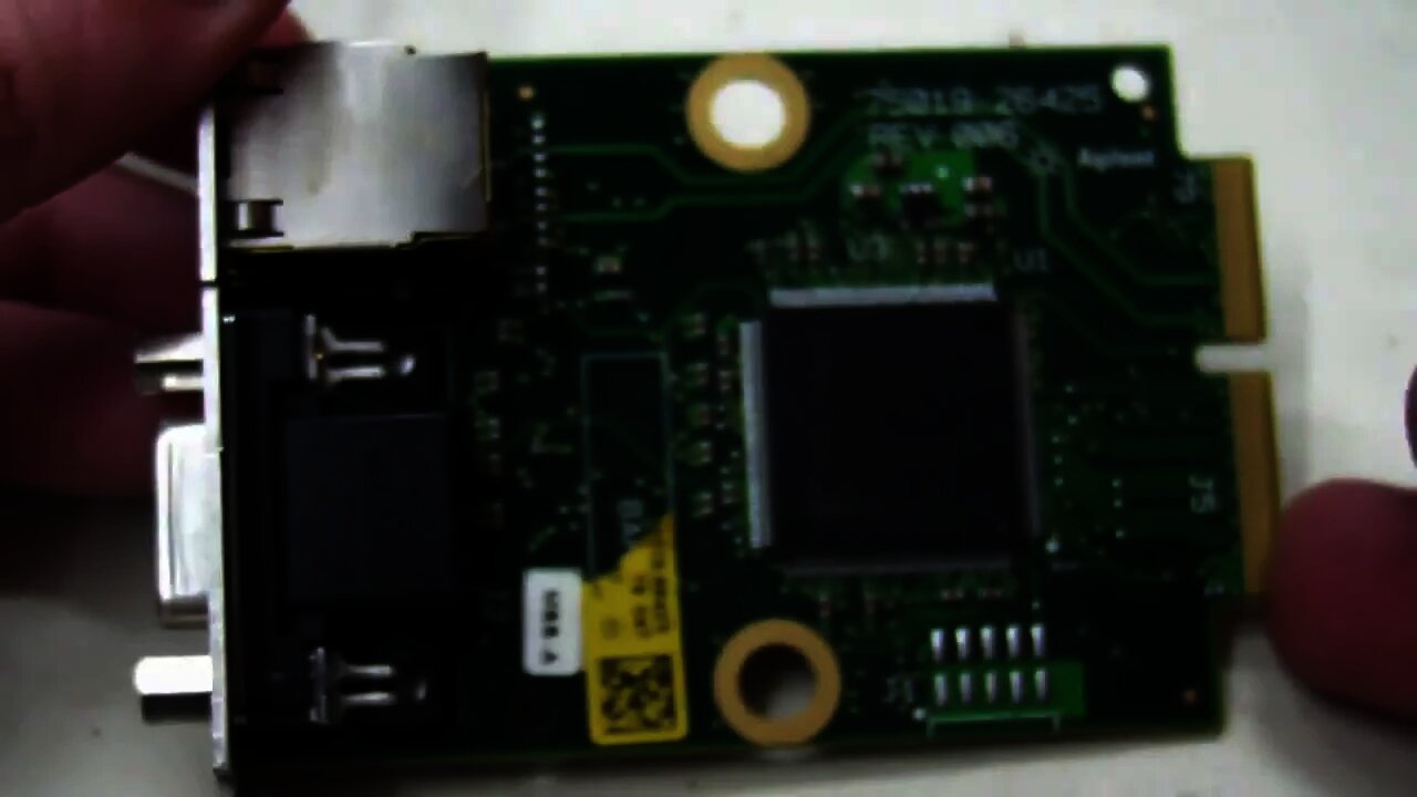 EEVblog #145 - Agilent LAN/VGA Module Teardown