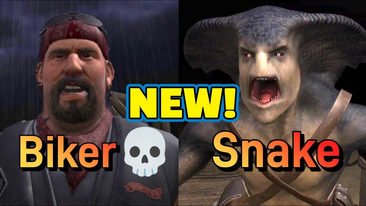 NEW Snake Monster Enemy, Seaside Map, Biker Character - Soul Eyes Demon ...