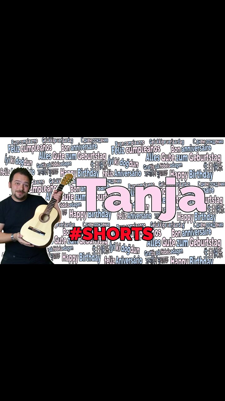 Happy Birthday Tanja - Happy Birthday to You Tanja #shorts