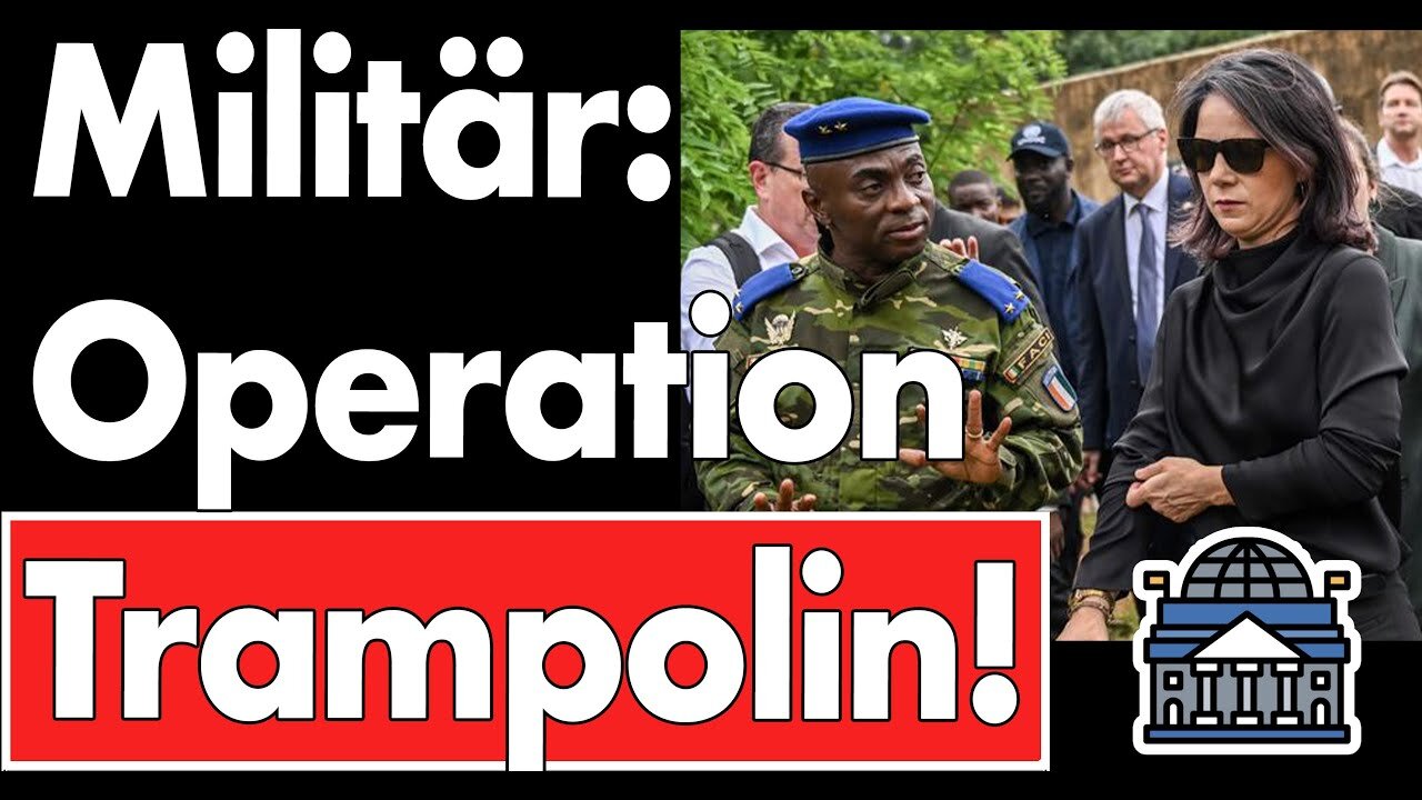 Operation Trampolin! Elfenbeinküste 'ehrt' Annalena Baerbock! Lachen ...
