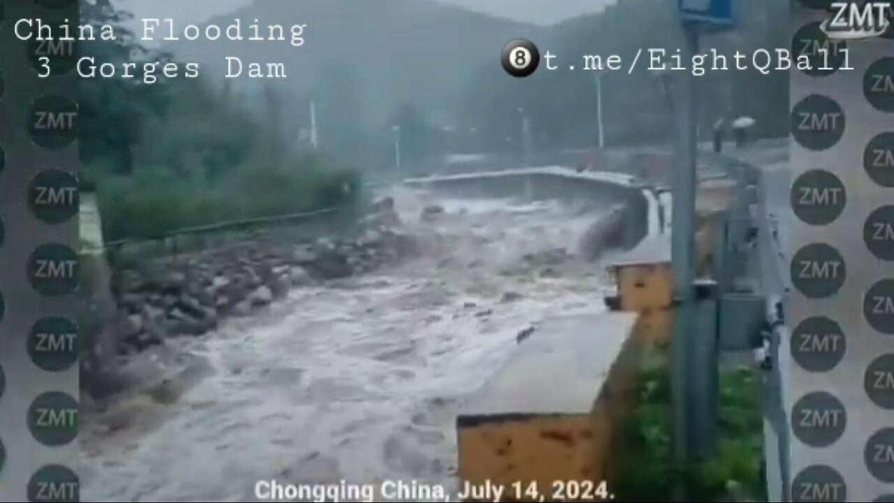 China 😮 Three Gorges Dam Broke Unleashing Extreme Flooding - NO DEATHS 🙏