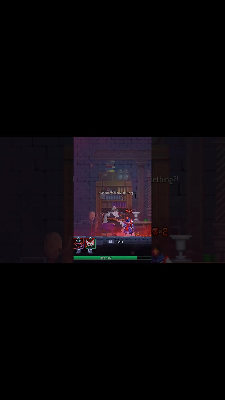 #shorts Annoying The Master Librarian in Dead Cell's DLC Castlevania