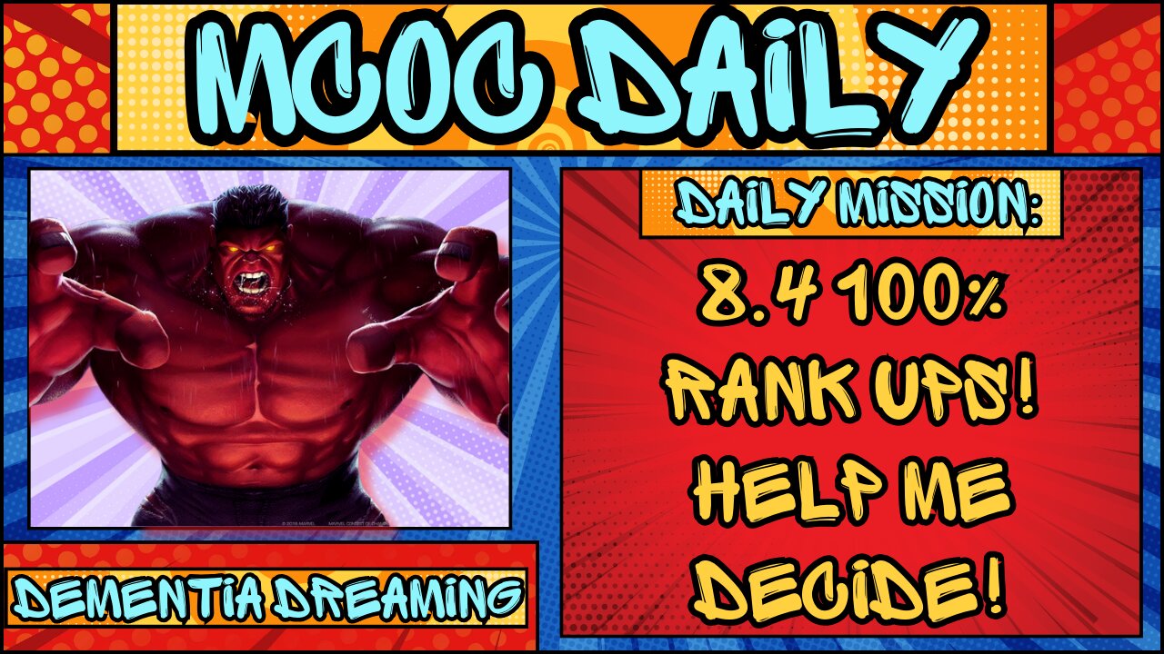 Your Daily Dose Of MCOC | Act 8.4 100% | Rank Ups For BattleGrounds ...