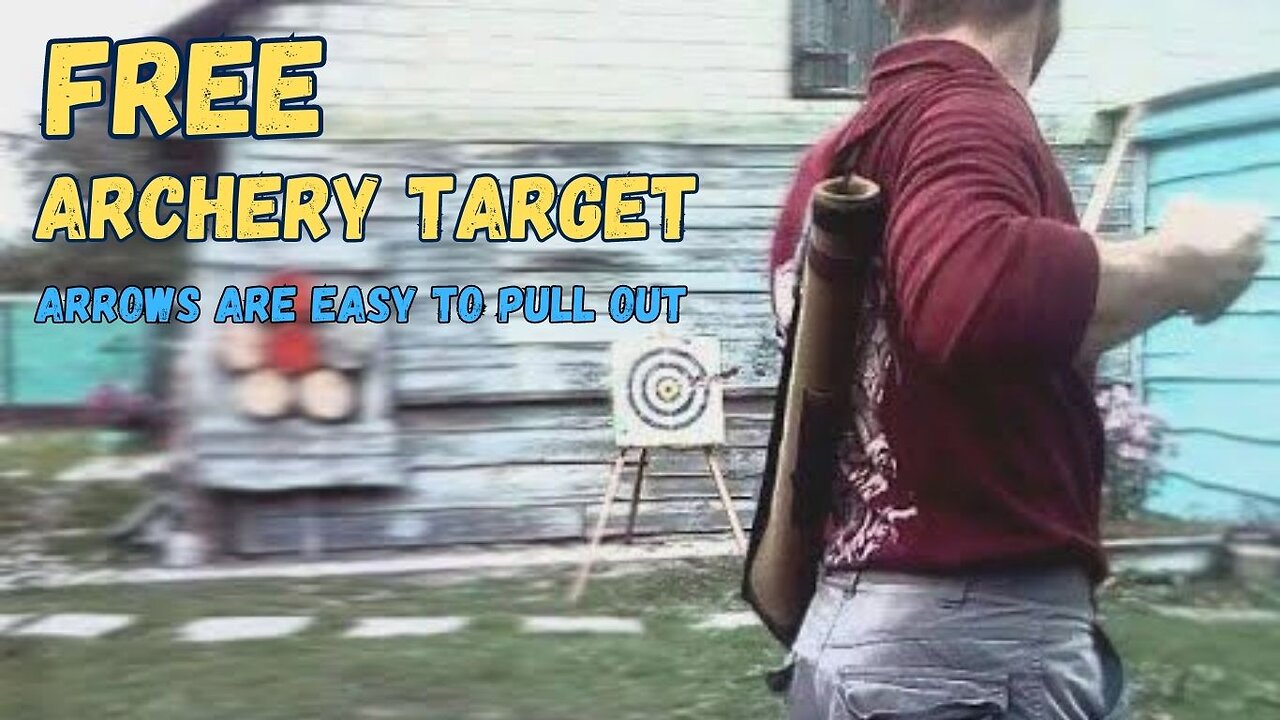 Make a Cheap and Easy DIY Archery Target for free