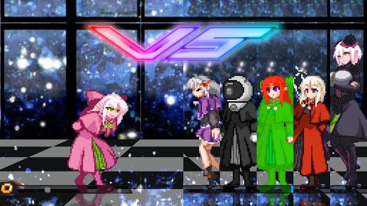 MUGEN - Extremely Rare Char - Old MOMO-LEN vs. New MOMO-LEN (1P) & her ...