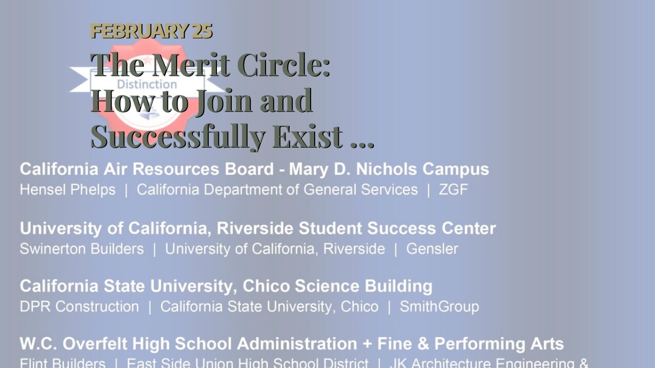 The Merit Circle: How to Join and Successfully Exist in this ...