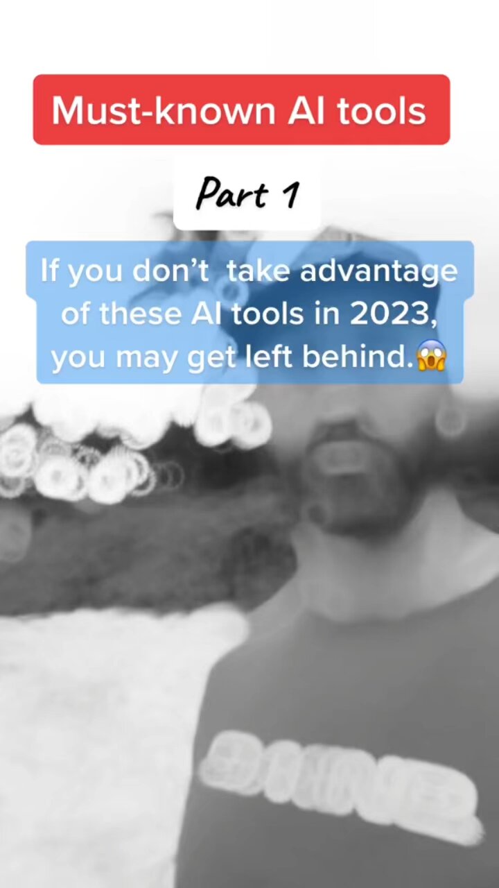 Must-know AI Tools Part 1
