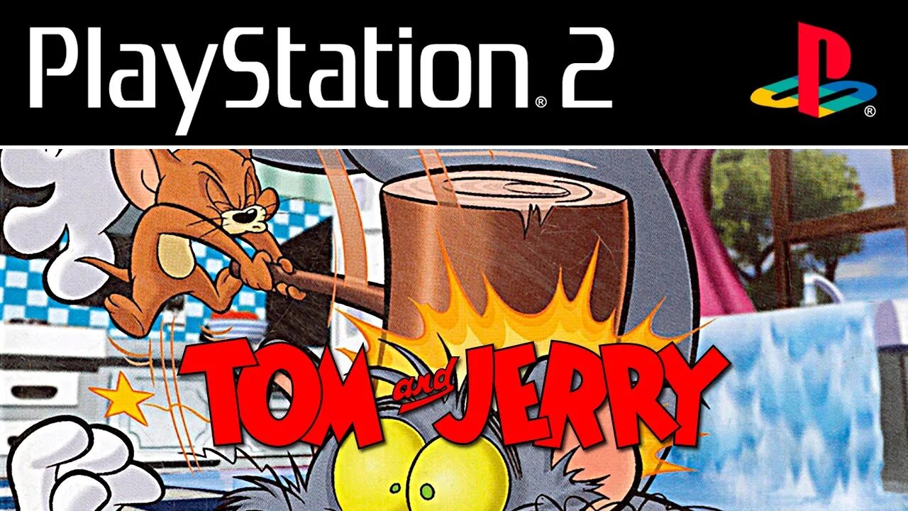 TOM AND JERRY IN WAR OF THE WHISKERS (PS2) - Gameplay do início do jogo ...