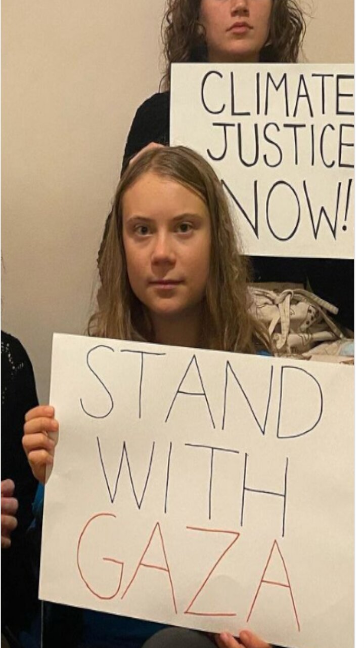 Greta Thunberg Stands With Palestine