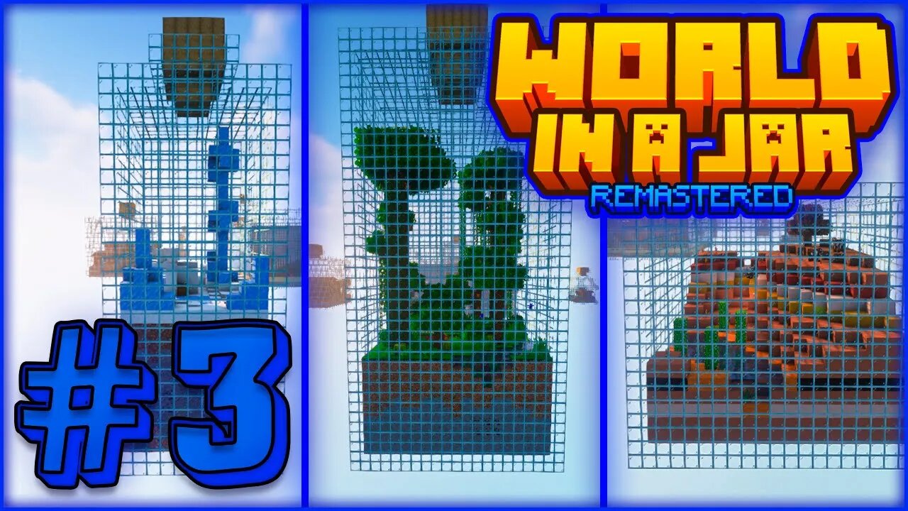 Minecraft World In a Jar Remasterizado #3: Jarro da jungle, neve e ...