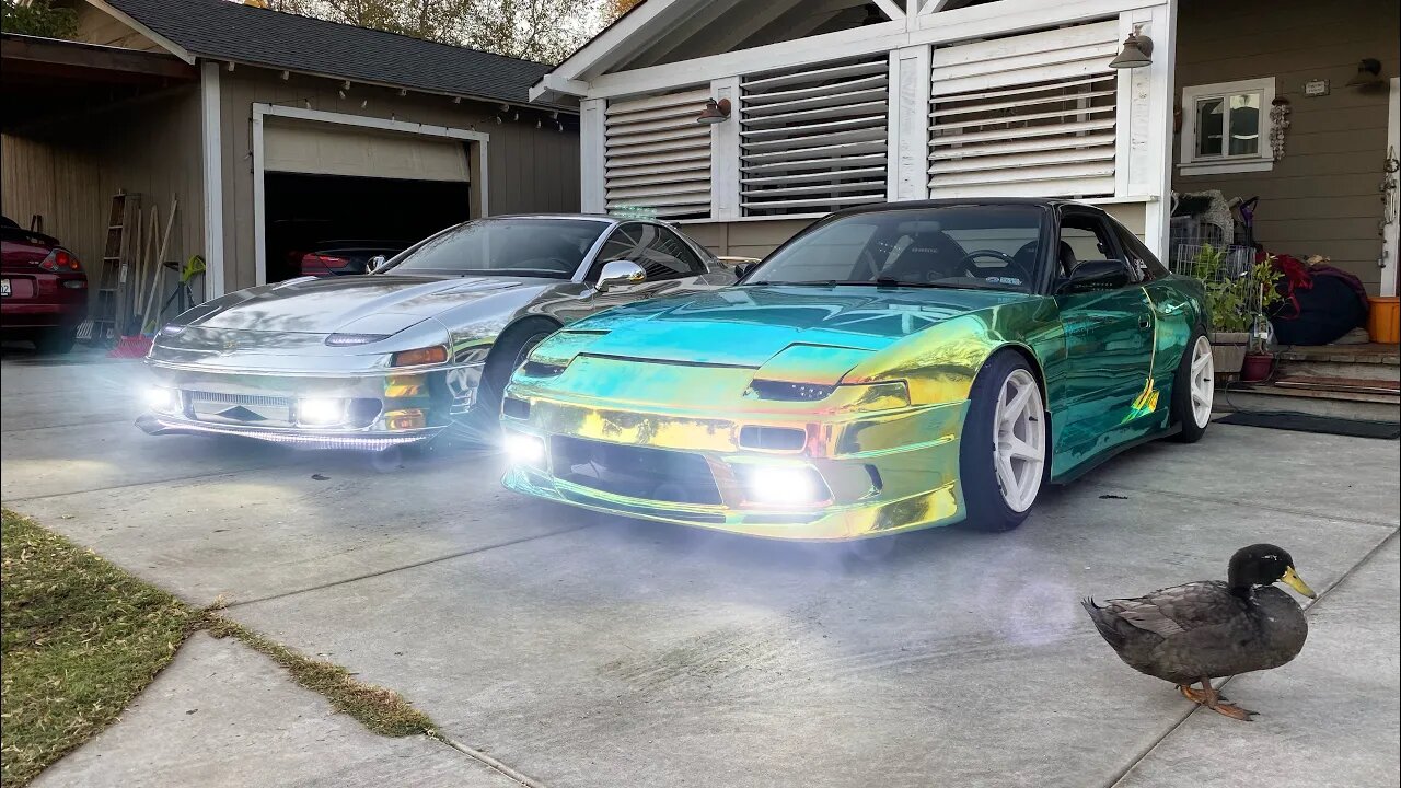 LIGHT OF GOD MOD 3000GT & 240SX | Auxbeam LED Light Bar Install & Review