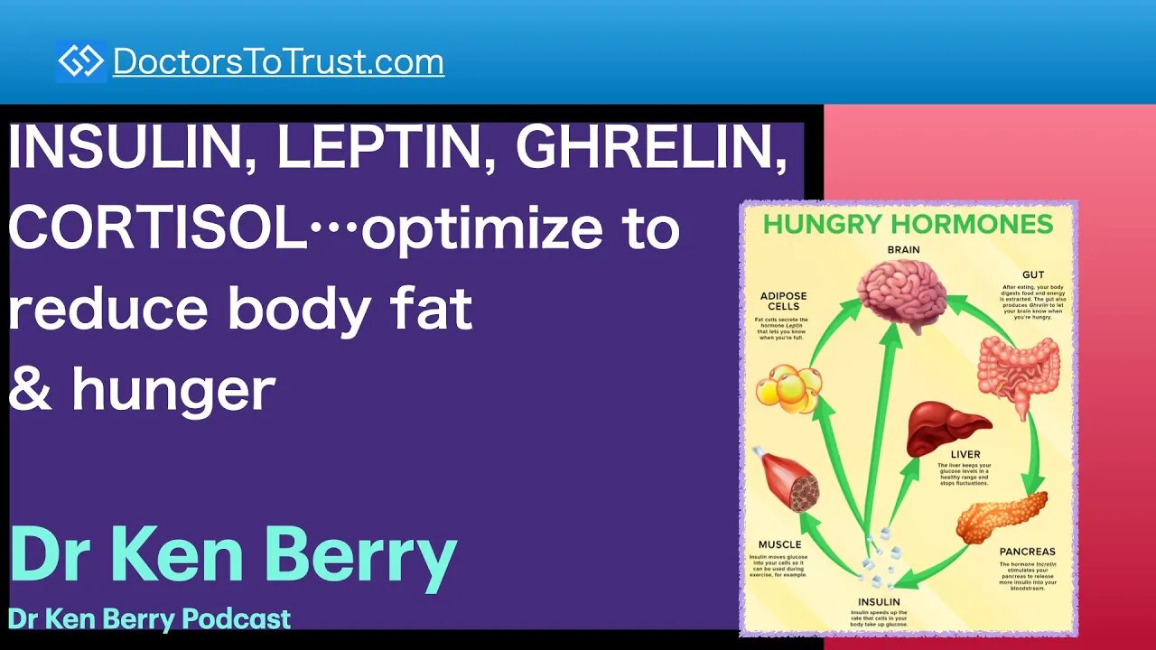 KEN BERRY | CLASSIC: INSULIN, LEPTIN, GHRELIN, CORTISOL…optimize to ...