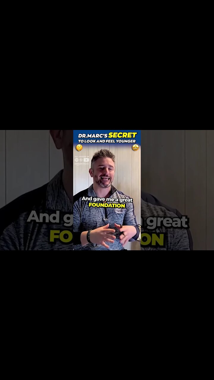 Dr Marc's Secret to LOOK and FEEL YOUNG!