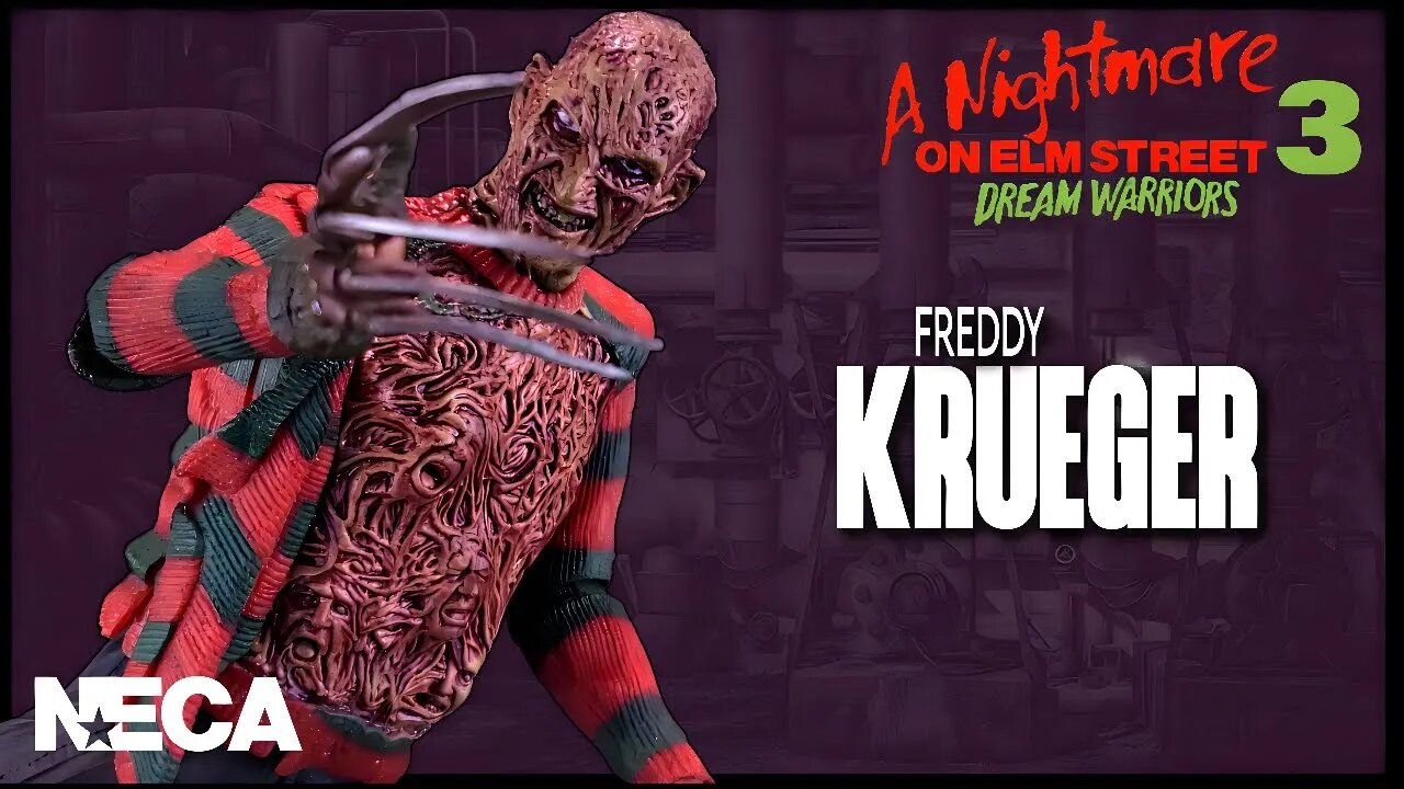 NECA A Nightmare on Elm Street Part 3 The Dream Warriors Reissue Freddy ...