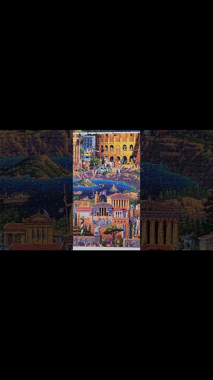 60,000 Piece What a Wonderful World Jigsaw Puzzle Day 51! 9000 pieces ...