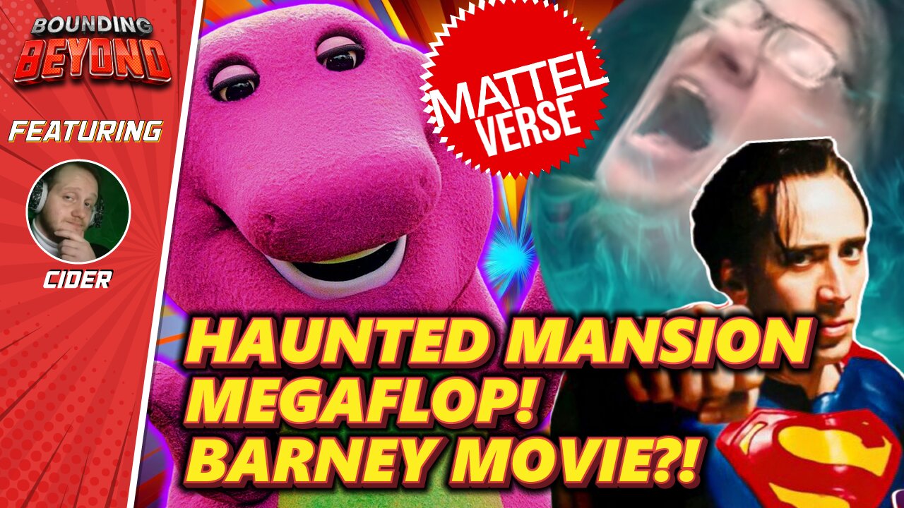 Haunted Mansion MEGAFLOP, Adult Barney Movie, Barbie Box Office Blowout ...