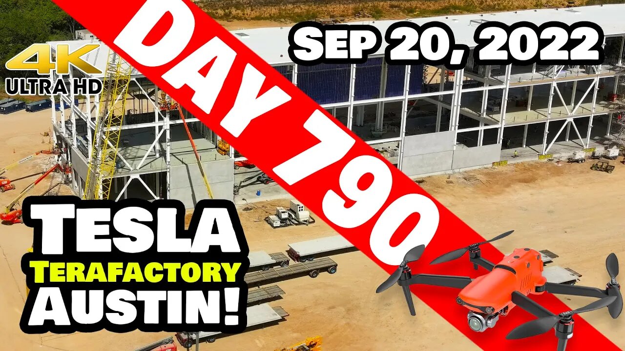 WALLS ON THE CATHODE BUILDING AT GIGA TEXAS! - Tesla Gigafactory Austin ...