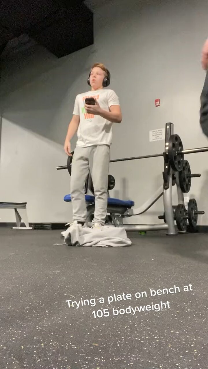 135lb bench PR 13 years old