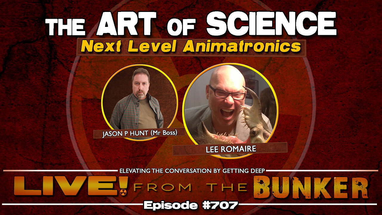 Live From The Bunker 707: the Art of Science | Animatronic Designer Lee ...