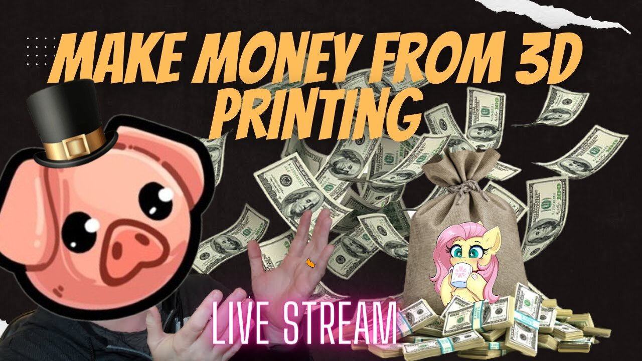 3D Printing Stream Making some Custom name tag Rumble channel Bic ...