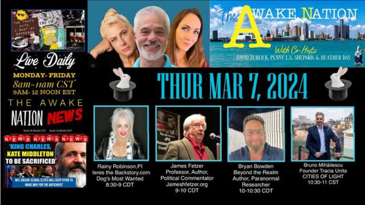 The Awake Nation 03.07.2024 Mel Gibson: King Charles, Kate Middleton To ...