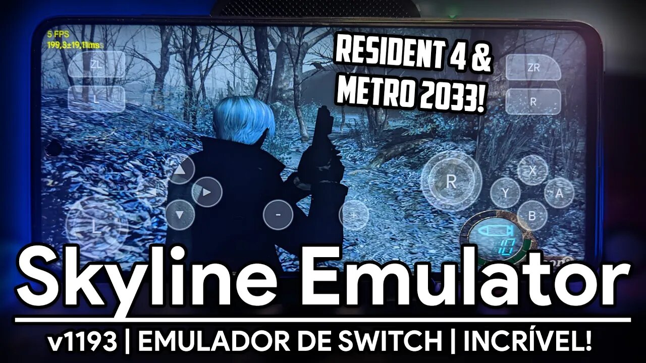 SKYLINE REVOLUCIONA MAIS UMA VEZ! RESIDENT EVIL 4 E METRO 2033 RODANDO ...