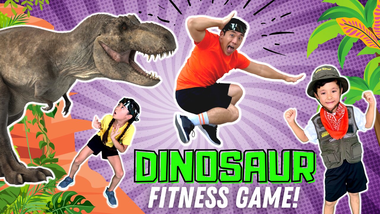 Dinosaur Adventure Kids VIDEOGAME Workout