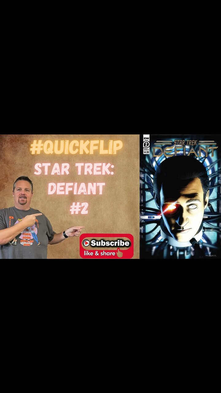 Star Trek: Defiant #2 IDW #QuickFlip Comic Book Review Christopher Cantwell,Angel Unzueta #shorts