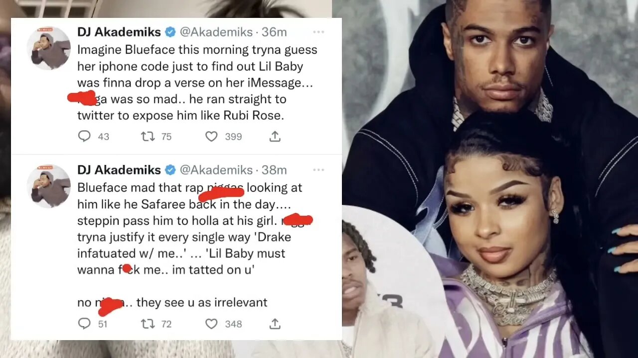 blueface confronts lil baby for texting chrisean rock & then leaks the ...