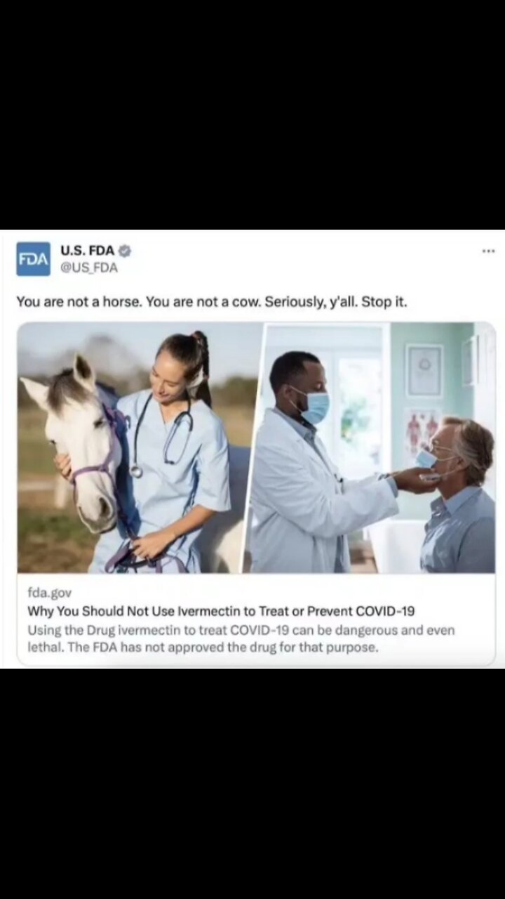 FDA to remove its controversial public warnings about using Ivermectin ... FDA to remove its controversial public warnings about using Ivermectin ...