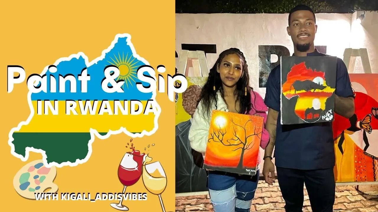 Ethiopian Girl ⁠@Kigali_AddisVibes Goes To Paint And Sip With ...