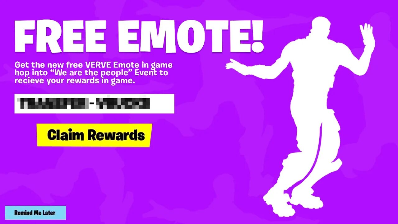 CLAIM YOUR FREE EMOTE IN FORTNITE!