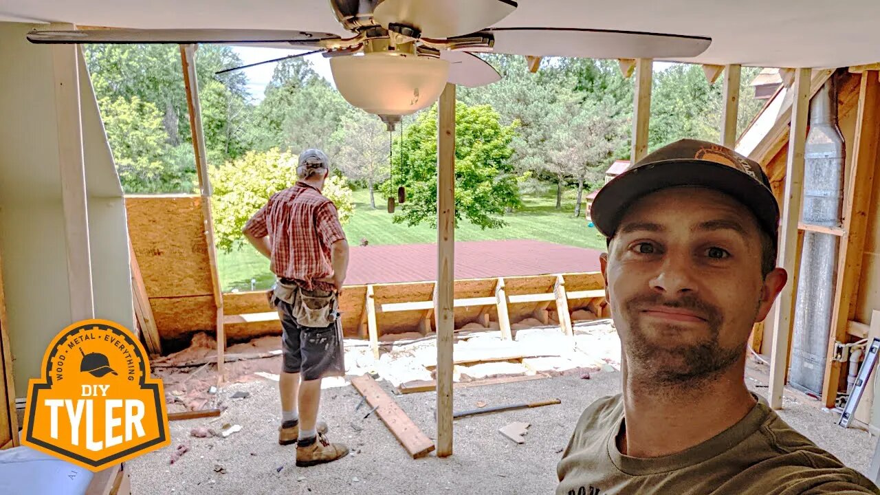 We cut a giant hole in our roof to add a master bathroom! Can't help it ...
