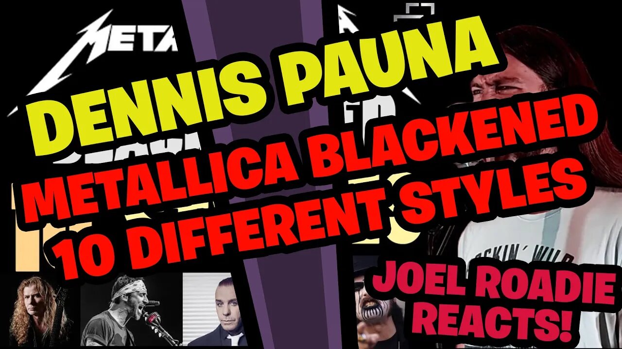 Dennis Pauna - Metallica BLACKENED Played In 10 Different Styles ...