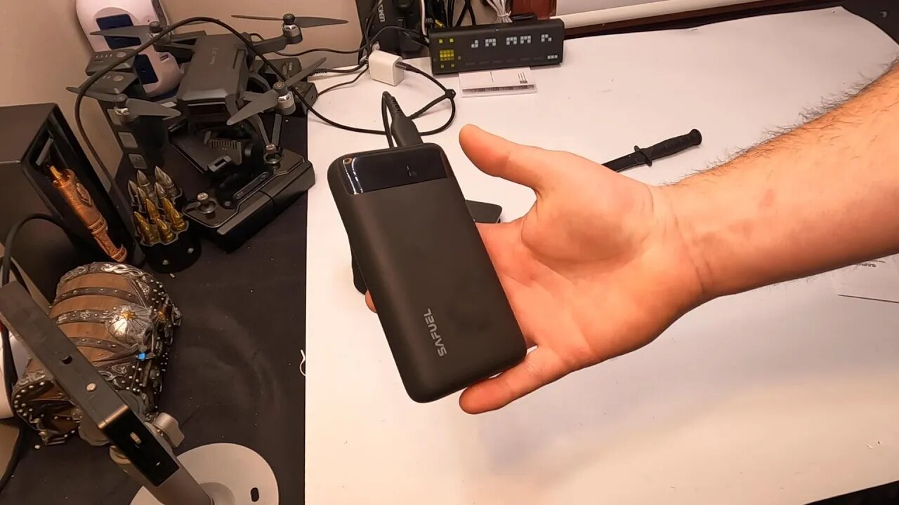 Unboxing: SAFUEL Portable Charger, 22.5W PD3.0 QC4.0 Fast Charging LED ...