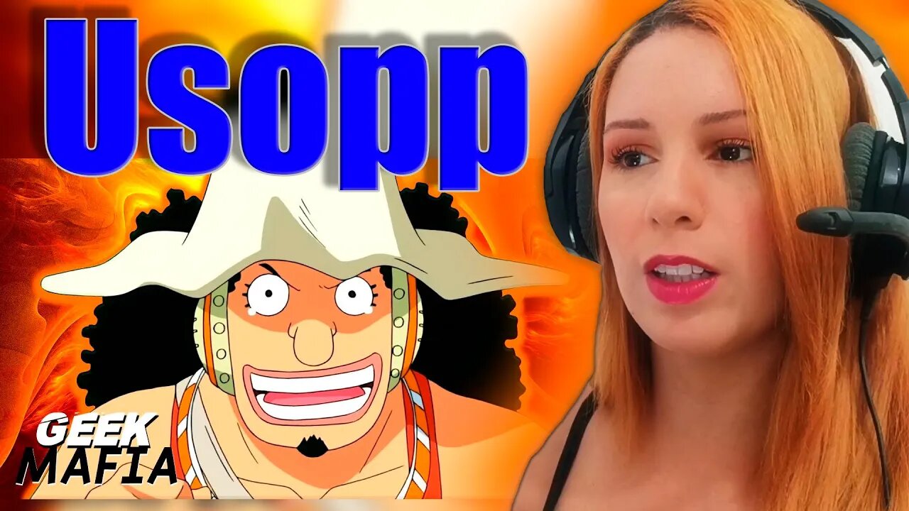 React Rap Do Usopp 🎯💥 One Piece Bravo Guerreiro Do Mar Geek Mafia Benja