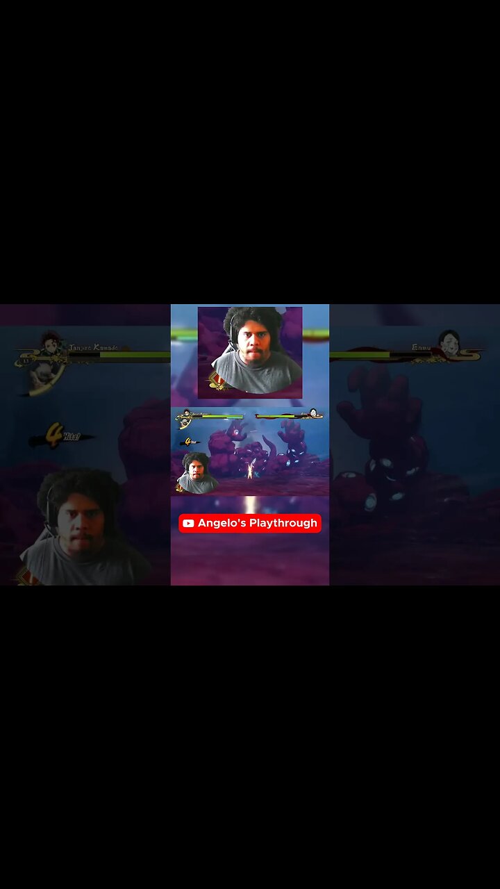 DEMON SLAYER SHORT! TANJIRO AND INOSUKE VS ENMU! PART 1 #gamingshorts # ...