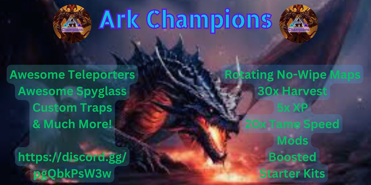 New Ark Survival Ascended Pvp Server July 2024 | ArkChampions - 30x ...