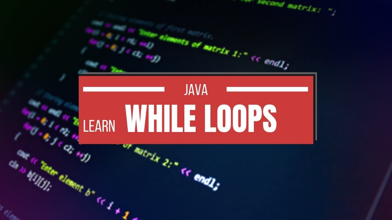 While Loops In Java